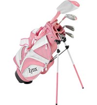 Lynx Pink Junior Set 2011 (Ages 7-9): Golf Clubs - Junior Clubs ...